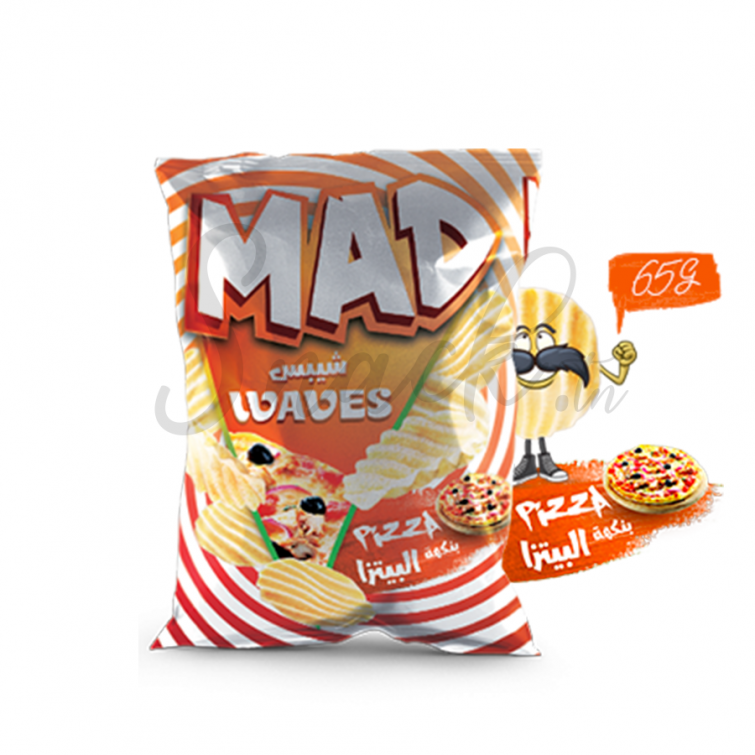 Mad Waves Pizza 65g - Snack.tn | Première vitrine gourmande en ligne en ...