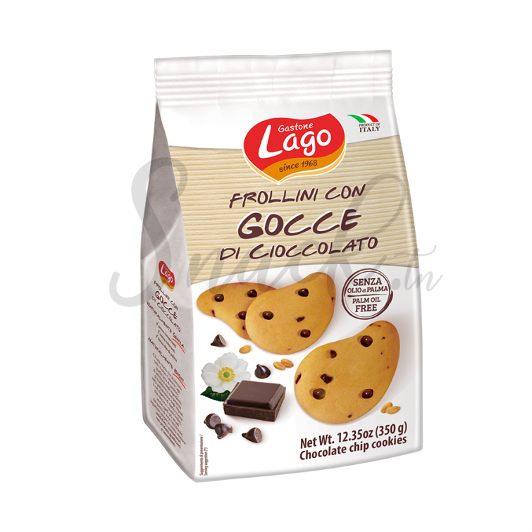 Lago Frollini Con Gocce Di Cioccolato 350g - Snack.tn | Première ...