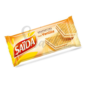 Saïda Gaufrettes Goût Vanille - Snack.tn | Première vitrine gourmande ...