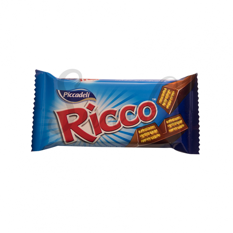 Piccadeli Ricco (Crispy Wafer Covered in Flavoured Chocolate) 23.5g ...